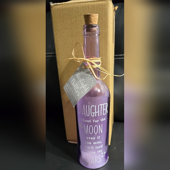 Starlight Bottles | Accents | Nwt Starlight Bottlesinspirational Glass ...